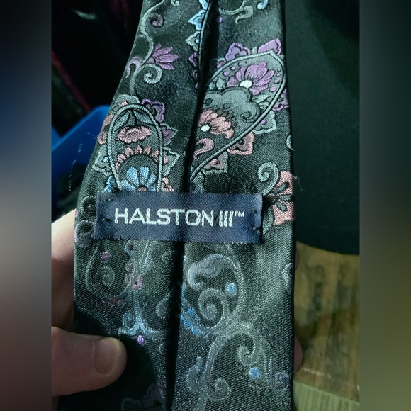 Halston III | Accessories | Halston Iii Black Silver Blue Purple Pink ...